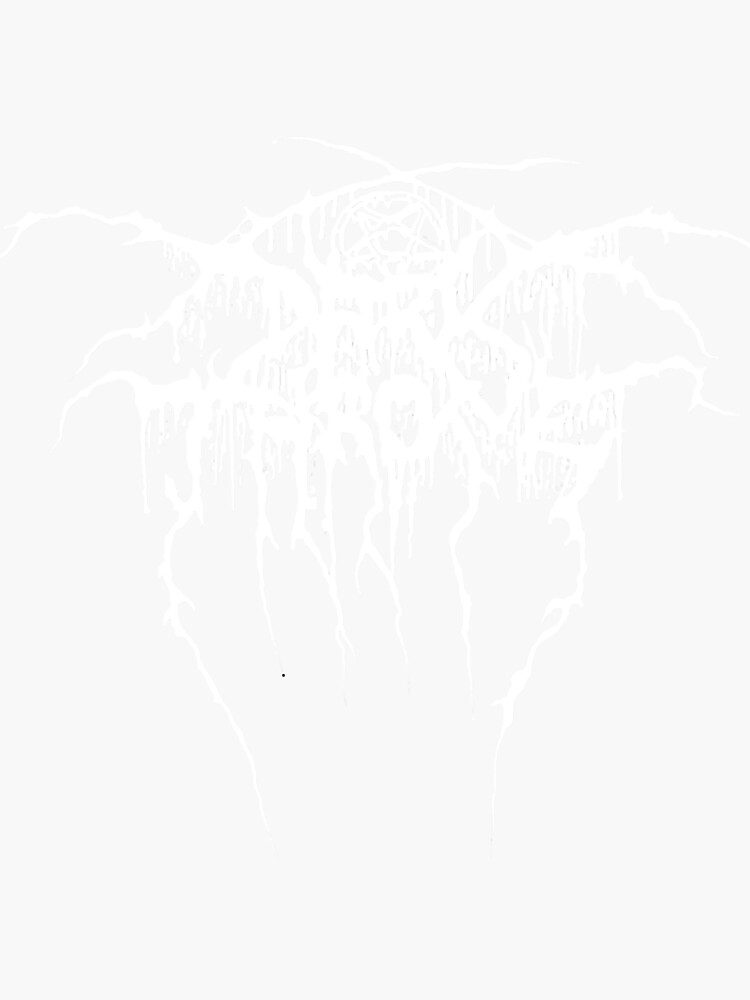"Darkthrone band logo high quality print design" Sticker for Sale by ...