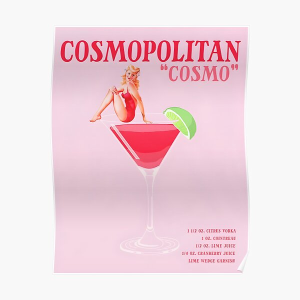 "Cosmopolitan "Cosmo"" Poster for Sale by marcoscc | Redbubble