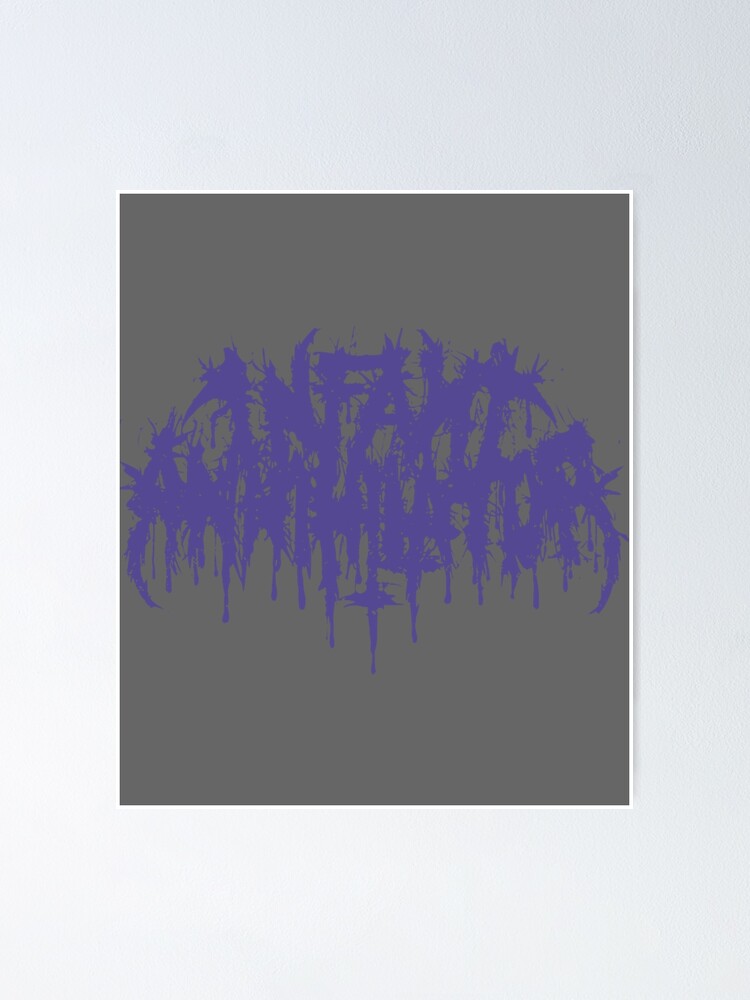 "Infant Annihilator Merch Logo" Poster for Sale by JohnNorr | Redbubble