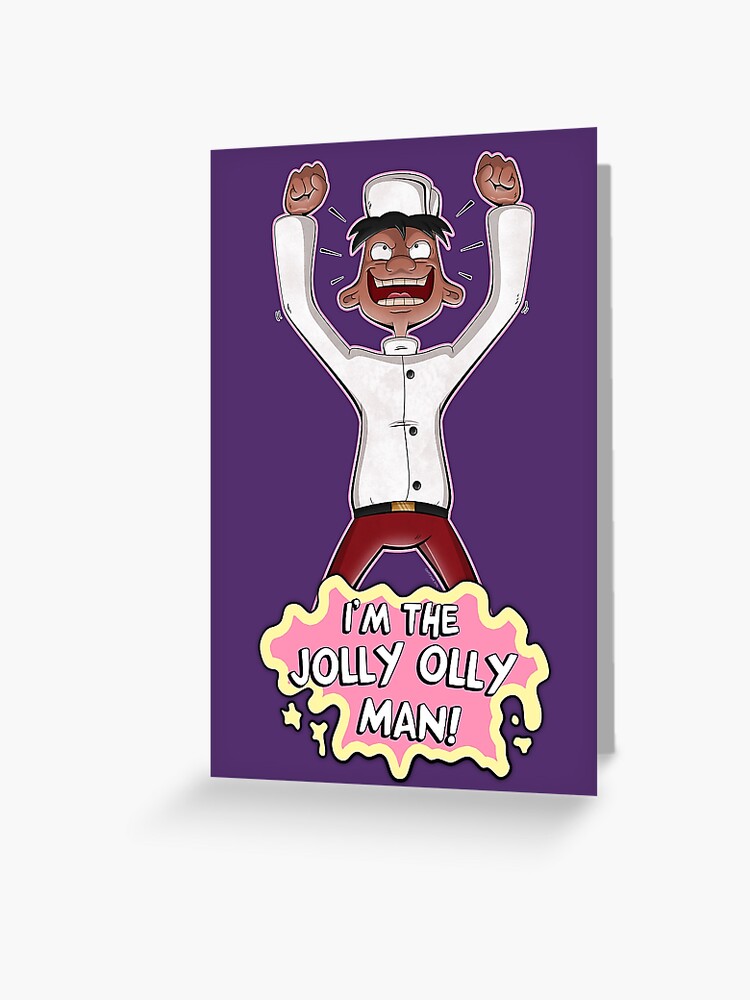 "The Jolly Olly Man" Greeting Card for Sale by MacTonight | Redbubble