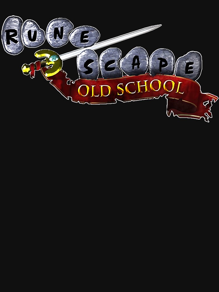 "Runescape oldschool logo bes men" T-shirt for Sale by BlairKorte ...