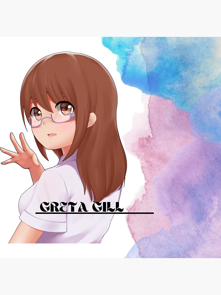 "greta gill" Sticker for Sale by TopShopArt | Redbubble