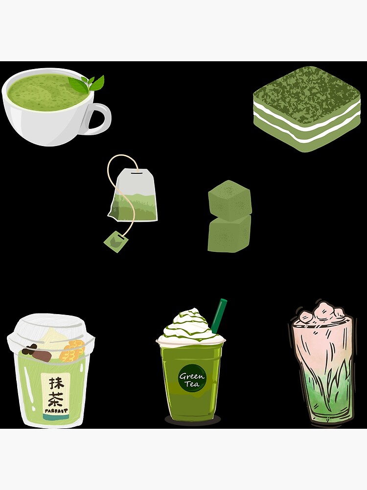 "matcha sticker pack" Poster for Sale by stickers-packs | Redbubble