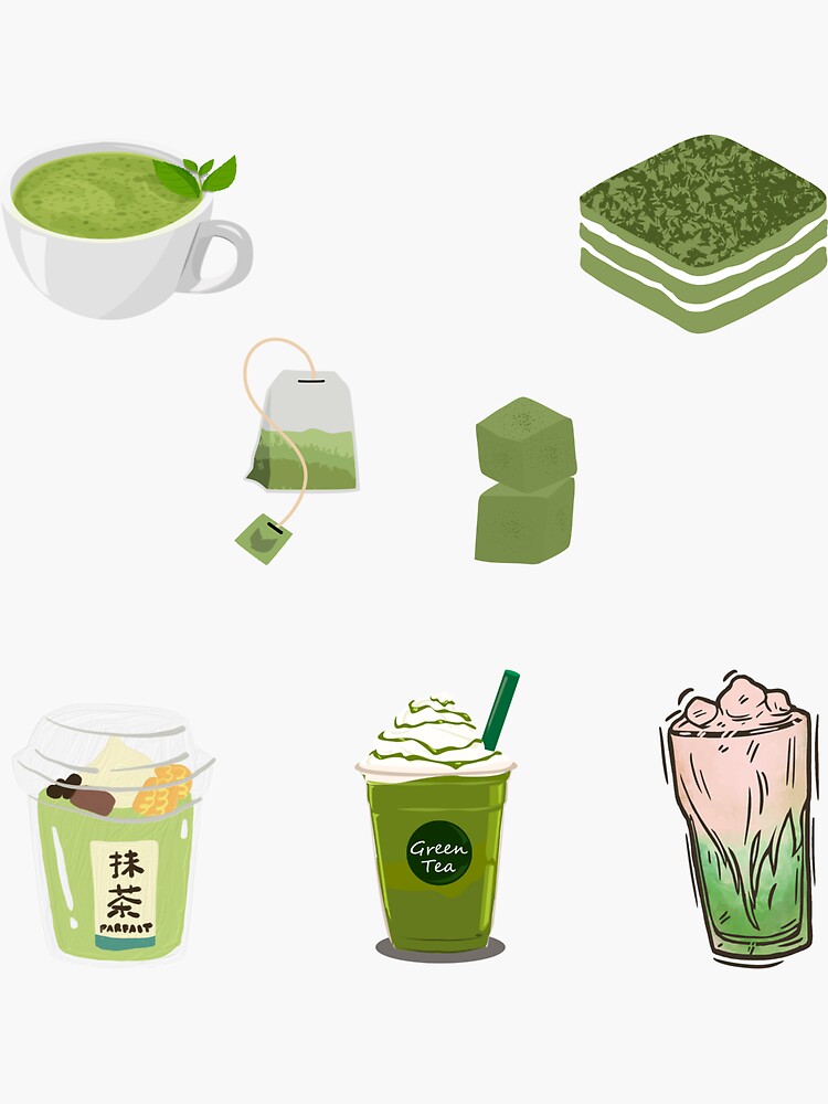 "matcha sticker pack" Sticker for Sale by stickers-packs | Redbubble