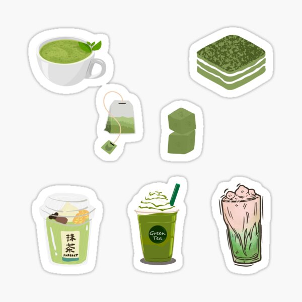 "matcha sticker pack" Sticker for Sale by stickers-packs | Redbubble