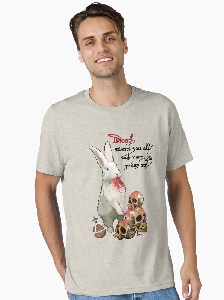 "Killer Rabbit of Caerbannog" Essential T-Shirt for Sale by ...