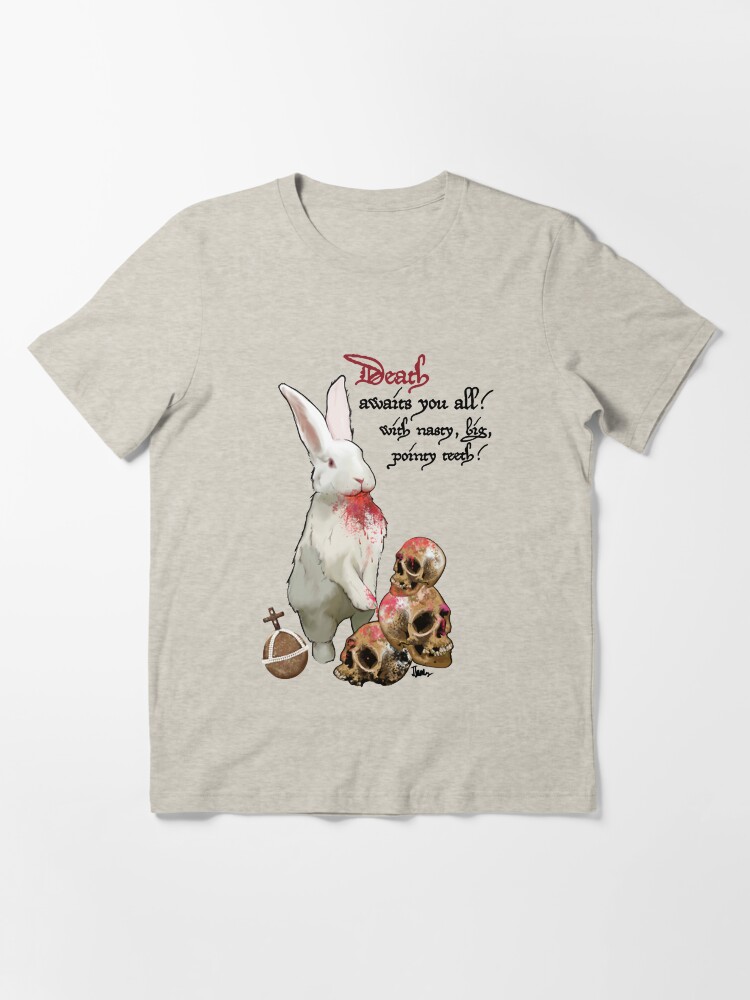 "Killer Rabbit of Caerbannog" Essential T-Shirt for Sale by ...