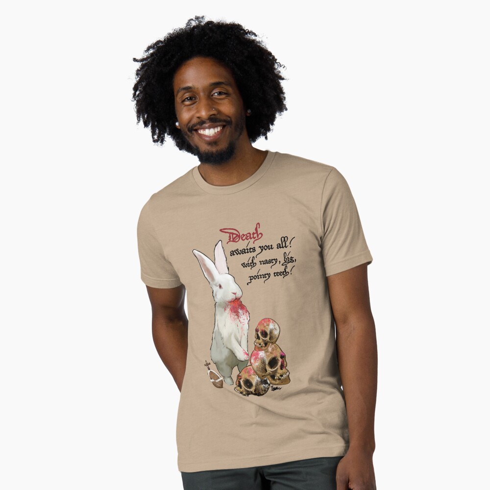 "Killer Rabbit of Caerbannog" Essential T-Shirt for Sale by ...