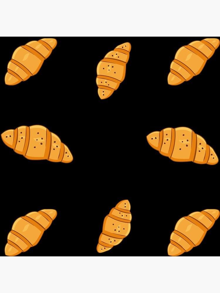 "croissant sticker pack" Poster for Sale by stickers-packs | Redbubble