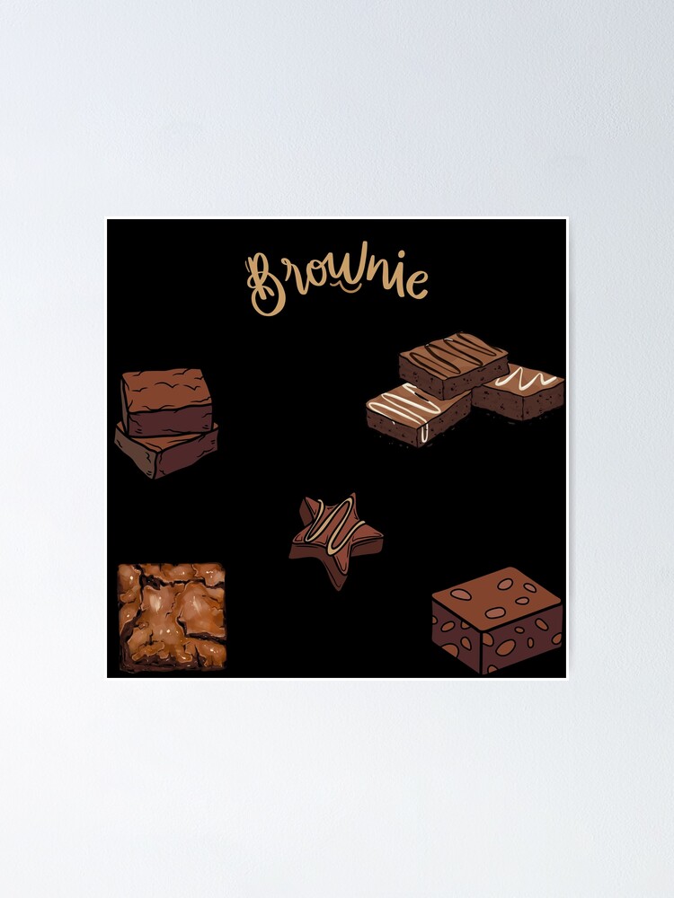 "brownies sticker pack" Poster for Sale by stickers-packs | Redbubble