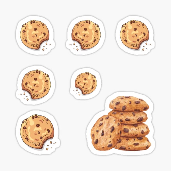 "cockies sticker pack" Sticker for Sale by stickers-packs | Redbubble