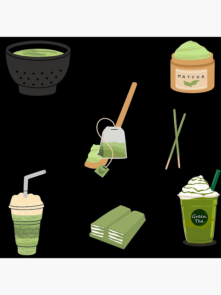 "matcha sticker pack" Poster for Sale by stickers-packs | Redbubble