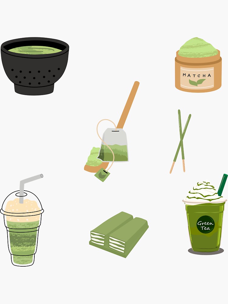 "matcha sticker pack" Sticker for Sale by stickers-packs | Redbubble