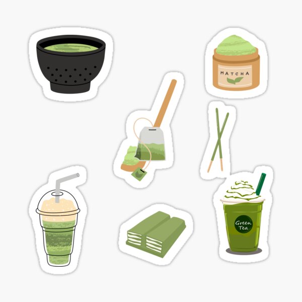 "matcha sticker pack" Sticker for Sale by stickers-packs | Redbubble