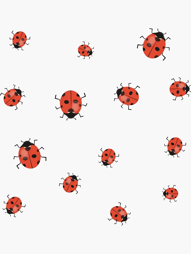"ladybug sticker pack" Sticker for Sale by stickers-packs | Redbubble