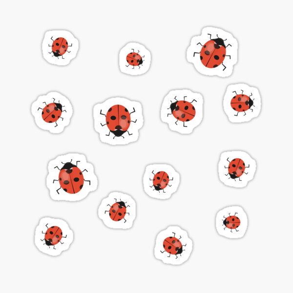 "ladybug sticker pack" Sticker for Sale by stickers-packs | Redbubble