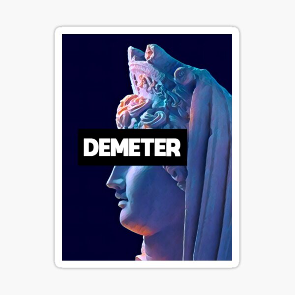 "Demeter the pop art " Sticker for Sale by elizdesignhaus | Redbubble