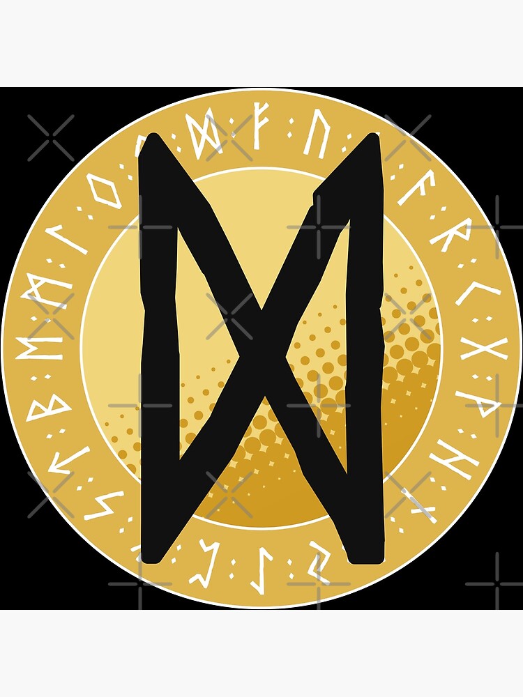 "Viking Runes and Runic Symbols - Dagaz (Dawn)" Poster for Sale by ...