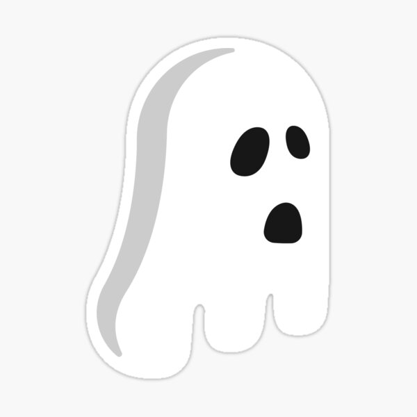 "Halloween Misguided Scary Ghost " Sticker for Sale by cutieotter ...
