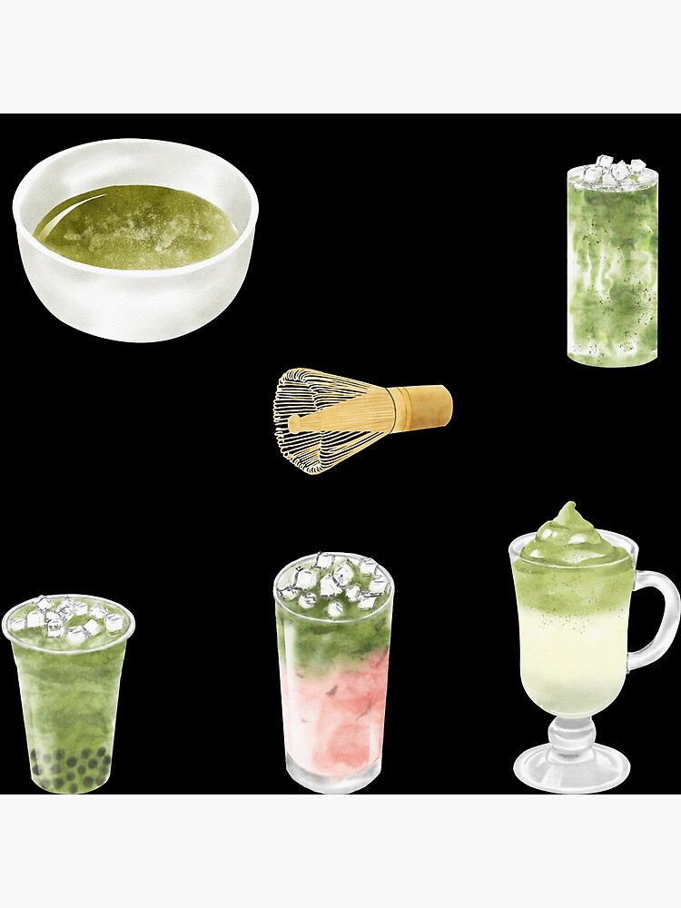"matcha sticker pack" Poster for Sale by stickers-packs | Redbubble