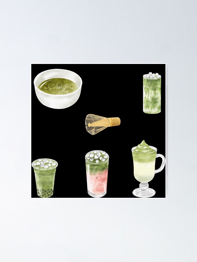 "matcha sticker pack" Poster for Sale by stickers-packs | Redbubble