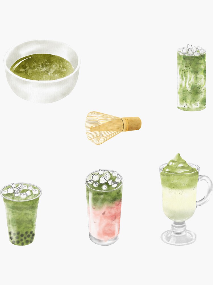 "matcha sticker pack" Sticker for Sale by stickers-packs | Redbubble