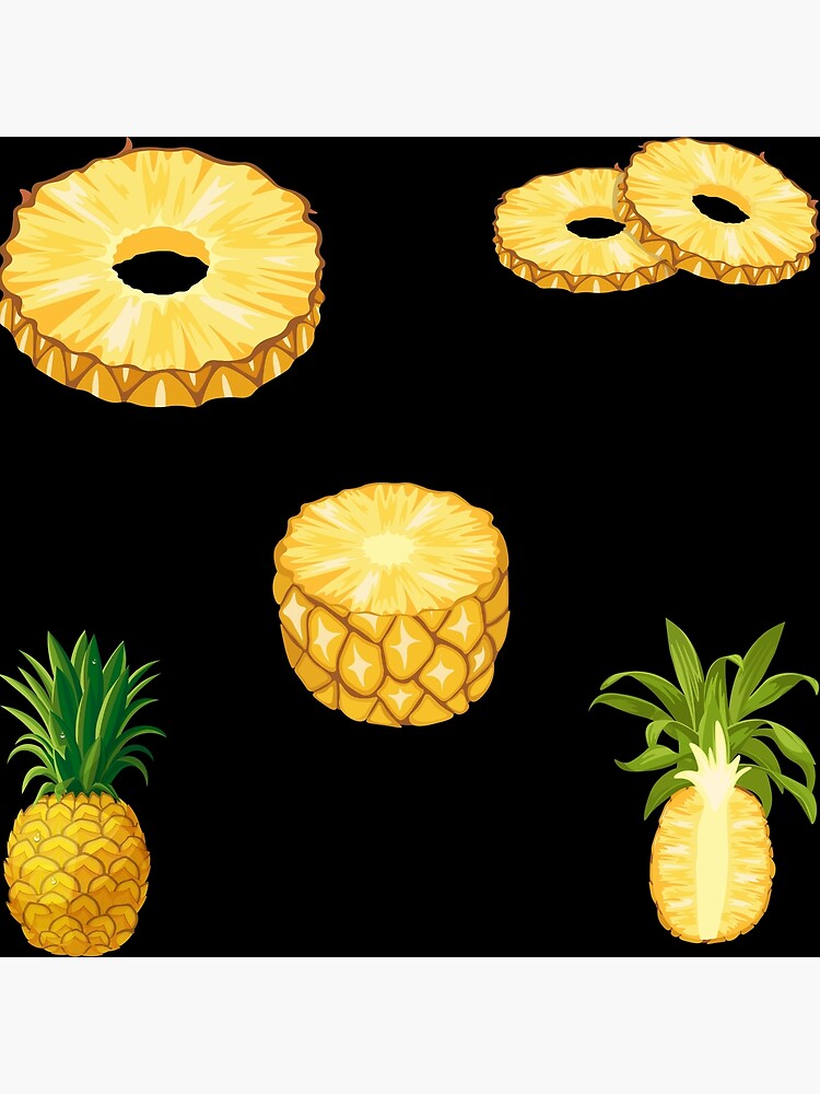 "pineapple sticker pack" Poster for Sale by stickers-packs | Redbubble