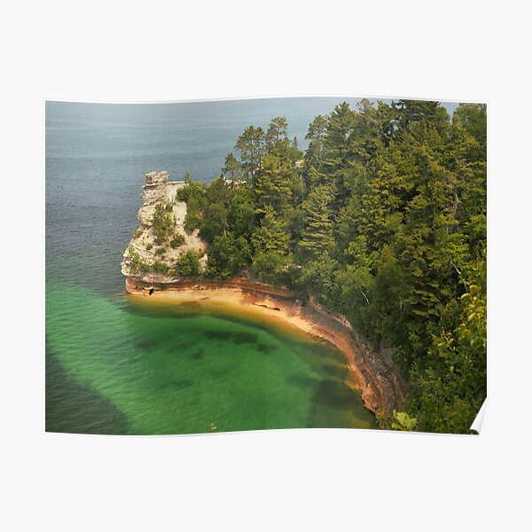 "Pictured Rocks National Lakeshore" Poster by algill | Redbubble