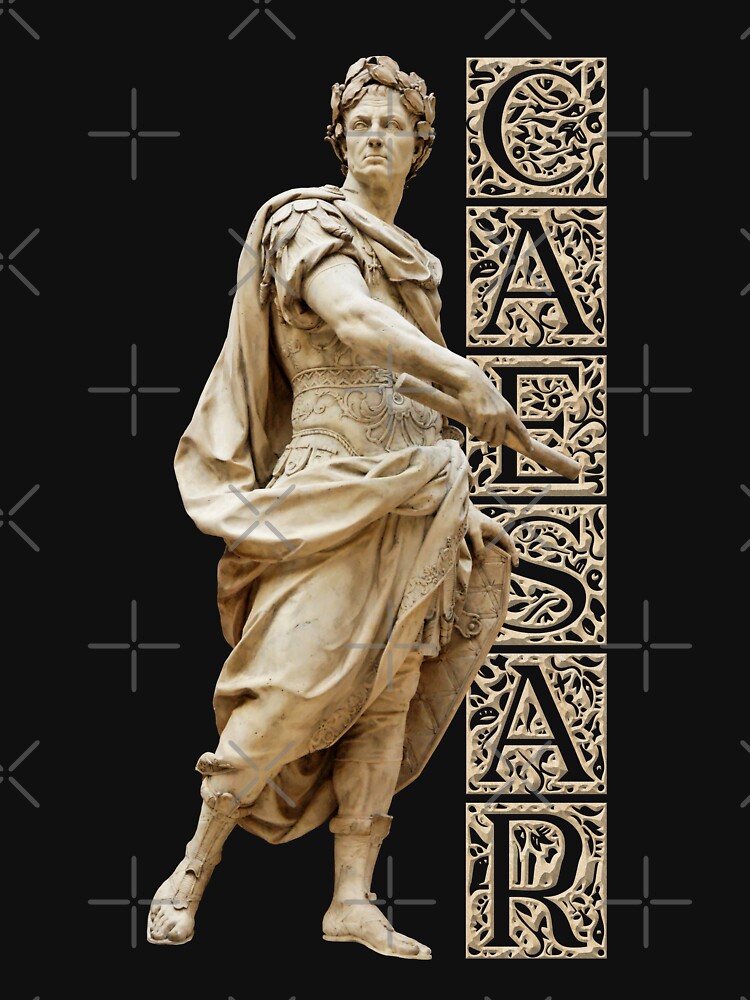 "Julius Caesar Statue with Name" T-shirt for Sale by KAI-Studio ...