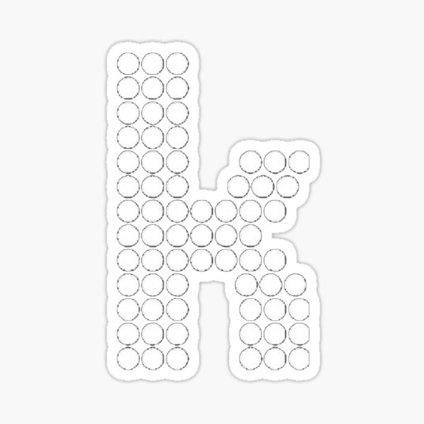 "K killers" Sticker for Sale by LORDGREENSPAN | Redbubble