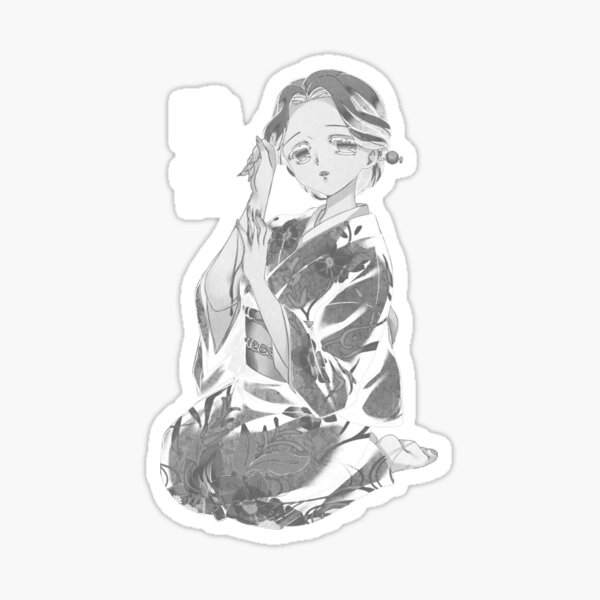 "Beautiful Model Demon Art Slayer In Tamayo Gift Movie Fans" Sticker ...