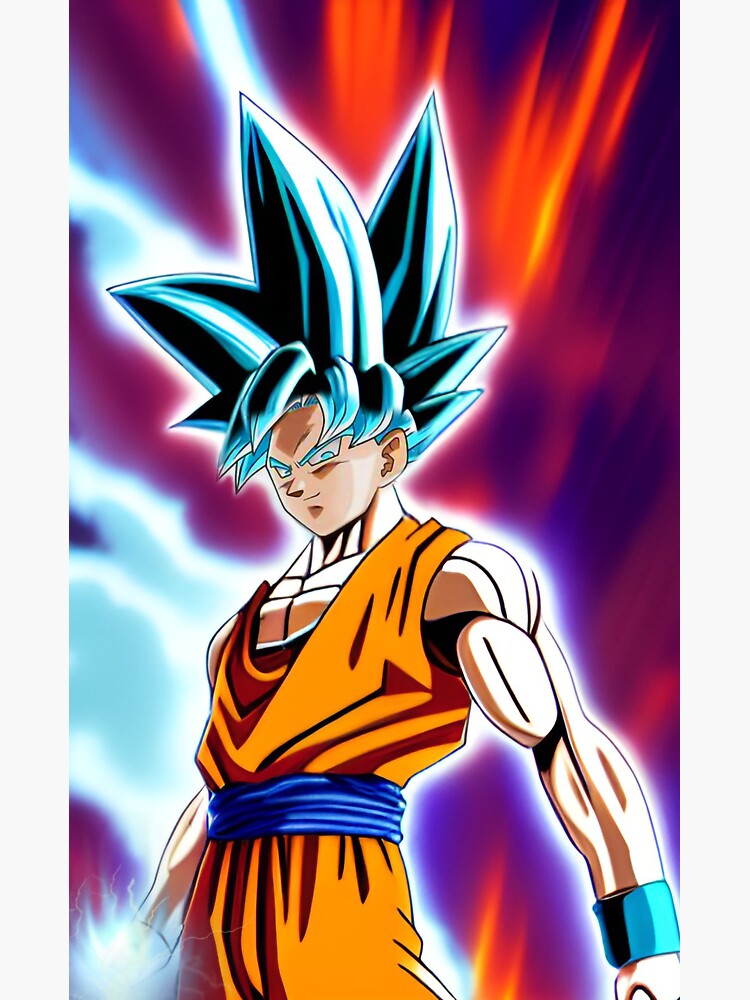 "Goku Sayan" Sticker for Sale by SammyWild95 | Redbubble