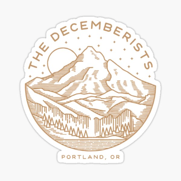"The Decemberists Portland Logo" Sticker for Sale by TeddyPayne | Redbubble