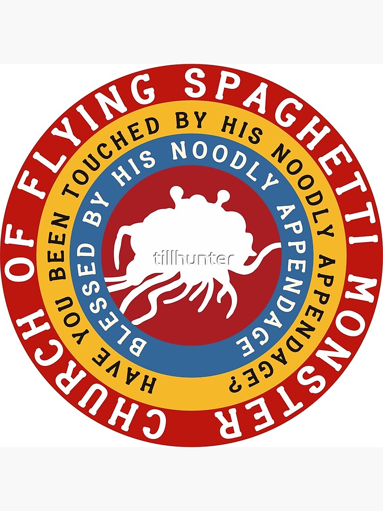 "Pastafarian. Church of Flying Spaghetti monster." Poster by tillhunter ...
