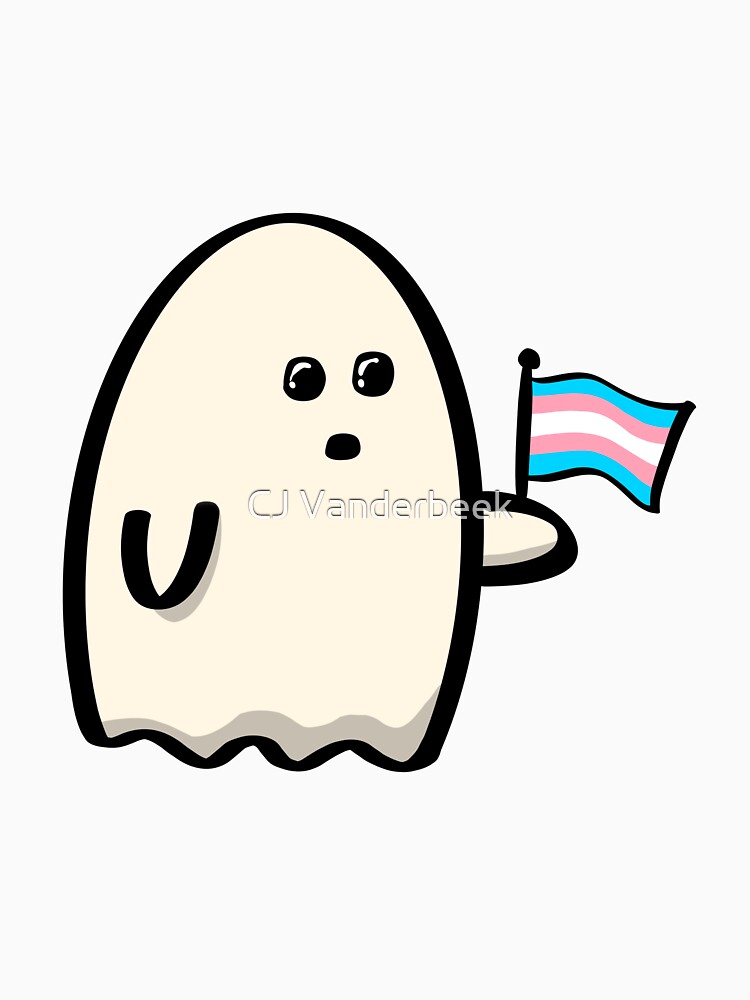 "Transgender Pride Halloween Ghost" T-shirt for Sale by nailbitingwrite ...