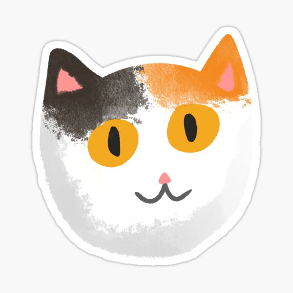 "Calico " Sticker for Sale by Blackbubbl | Redbubble