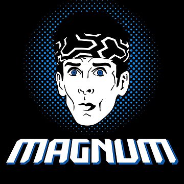 "The Magnum Look" Sticker for Sale by McPod | Redbubble