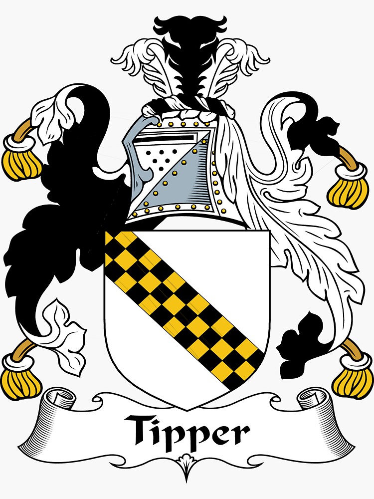 "Tipper" Sticker for Sale by HaroldHeraldry | Redbubble