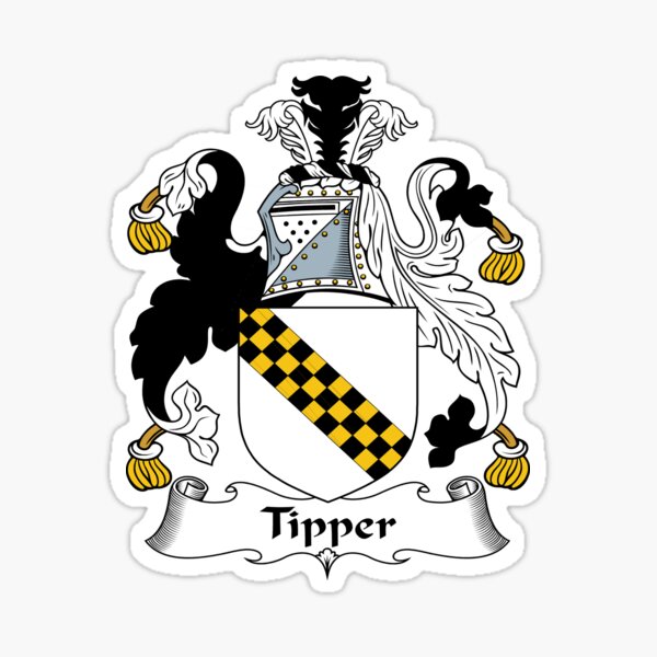 "Tipper" Sticker for Sale by HaroldHeraldry | Redbubble