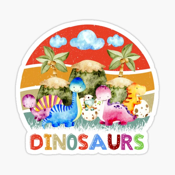 "Cute Baby Dinosaurs" Sticker for Sale by CollectionOS | Redbubble