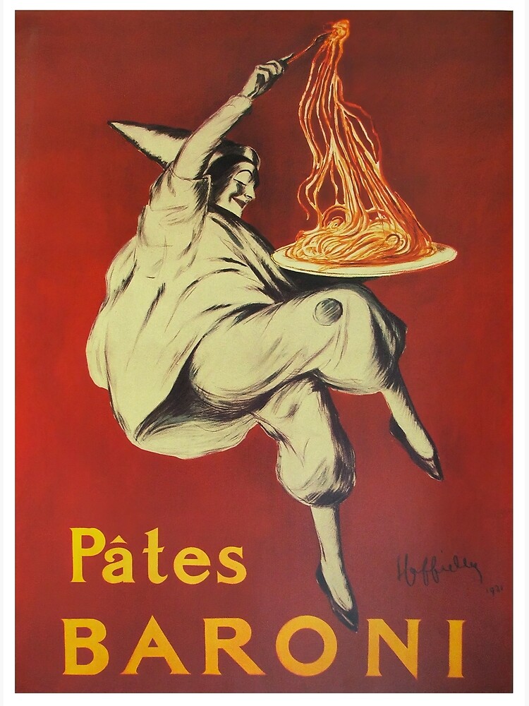 Pâtes Baroni Vintage Poster Leonetto Cappiello Pasta Advertisement ...