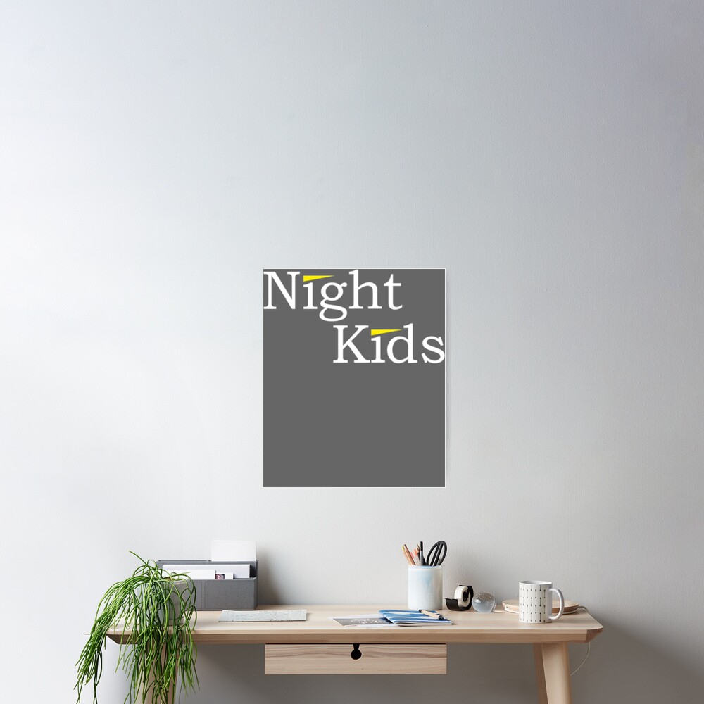 "Initial D Night Kids sticker logo" Poster for Sale by CharlesNassauer ...