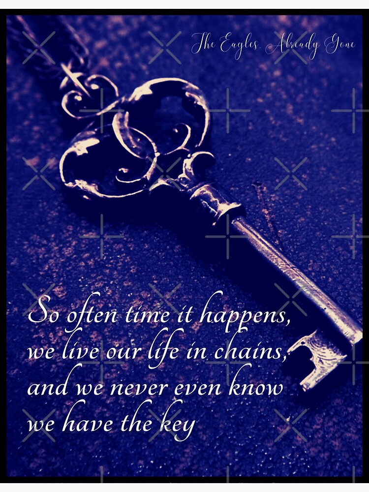"So often time it happens, we live our life in chains, and we never ...