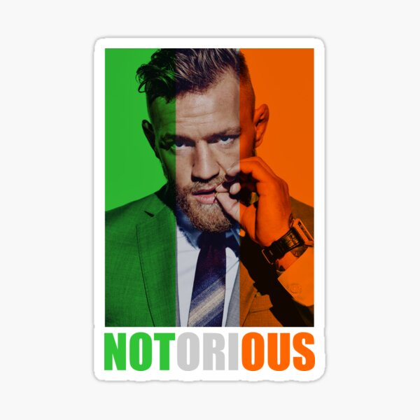 "Conor Mcgregor Notorious" Sticker for Sale by zorann | Redbubble