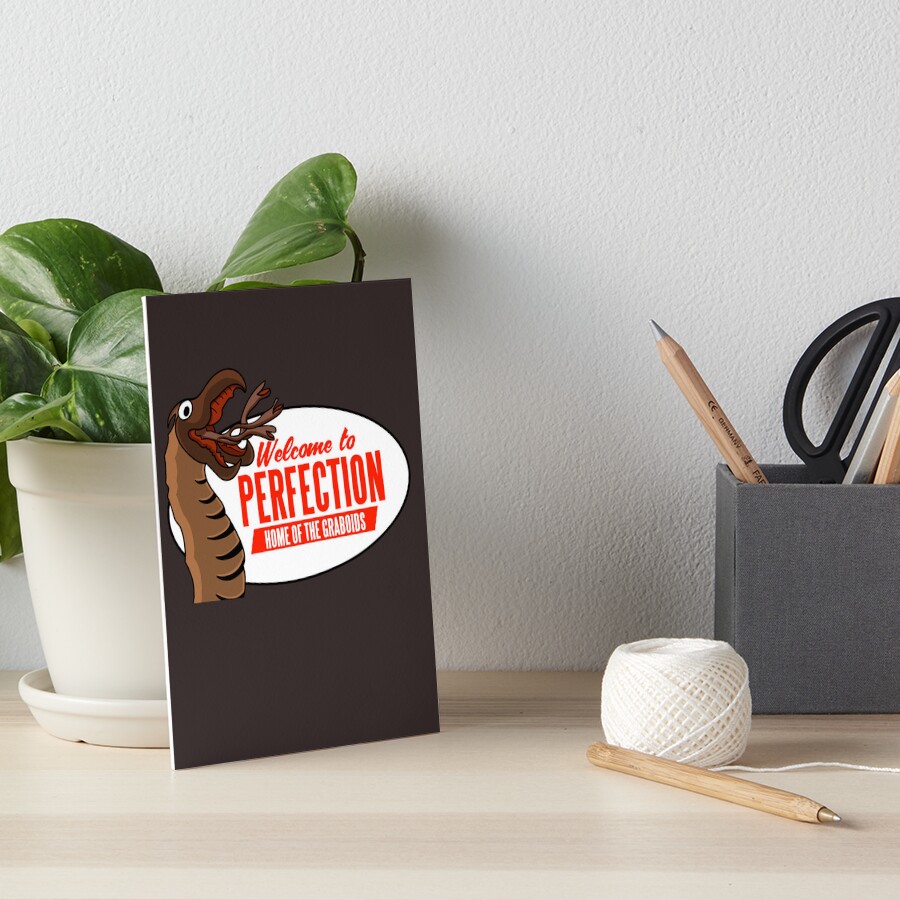 "Welcome to Perfection Nevada - Home of the Graboids" Art Board Print ...