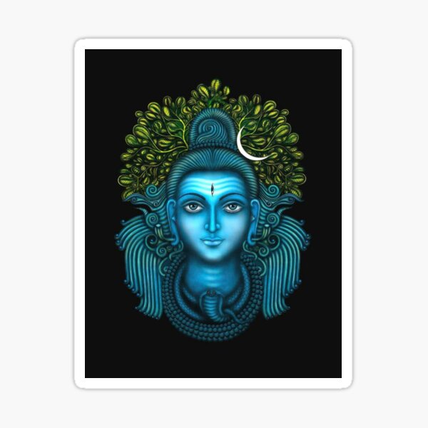 "Lord shiva" Sticker for Sale by cordialvibes | Redbubble