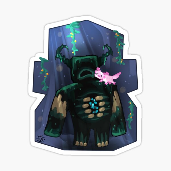 "warden n axolotl" Sticker for Sale by boscioguidena | Redbubble