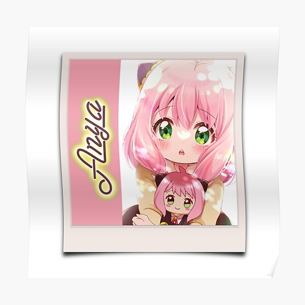 "ANYA Neon Vintage Photo" Poster for Sale by epinkb | Redbubble