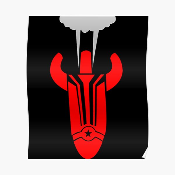 "rocket plunge" Poster for Sale by MariaSarako | Redbubble