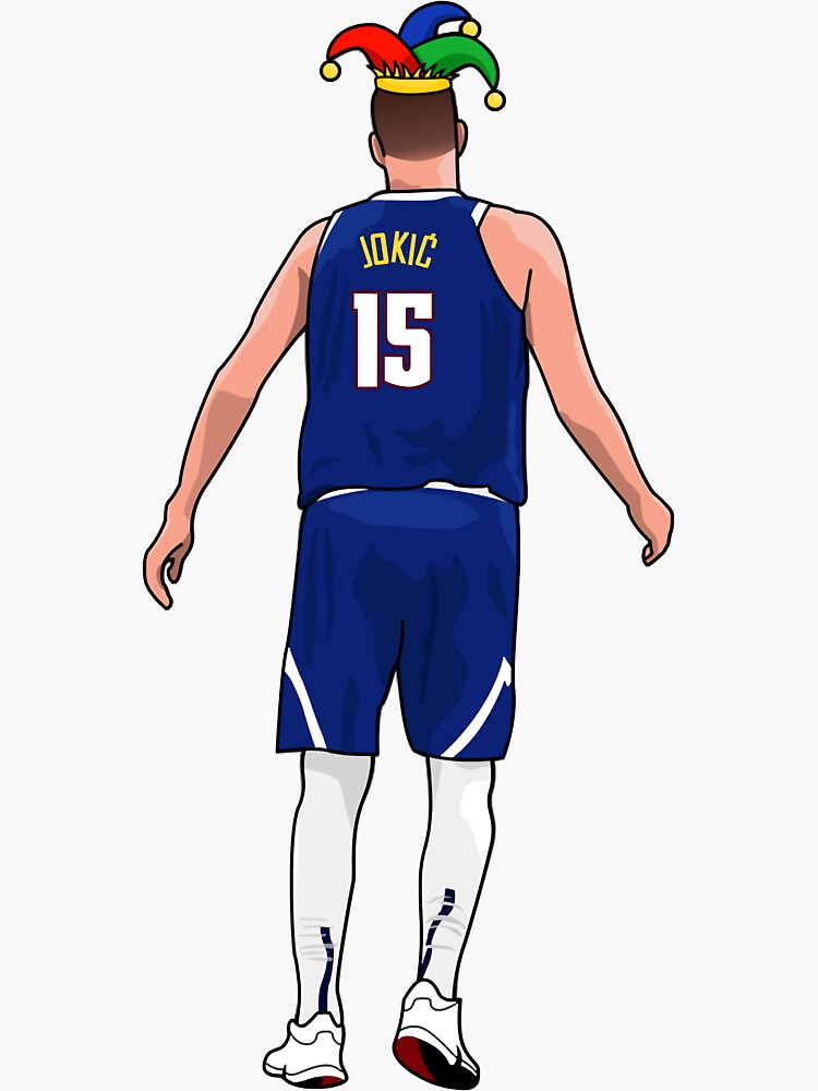"Nikola Jokic - The Joker " Sticker for Sale by ARIAPATRICIA | Redbubble